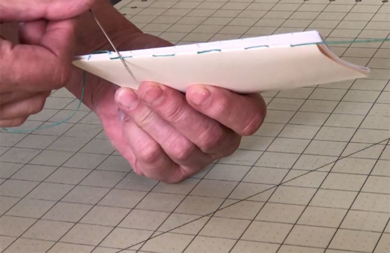 French Link Stitch • Handmade Books and Journals